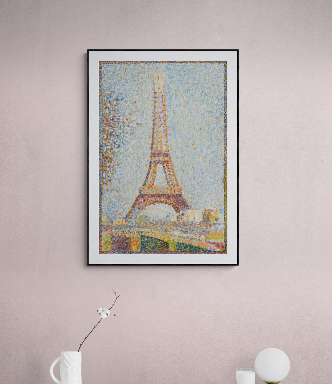 Georges Seurat Print: the Eiffel Tower. Art Prints on Canvas or Art ...