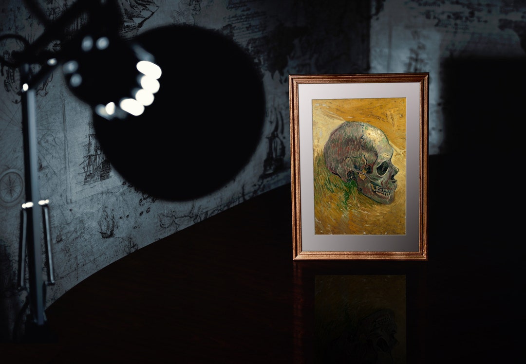 Van Gogh Museum. Van Gogh Skull. Van Gogh Print on Canvas. Dark ...
