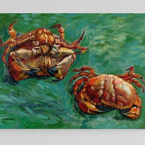 Van Gogh's Two Crabs Wall Art, Van Gogh Giclee Art Prints on Canvas or ...