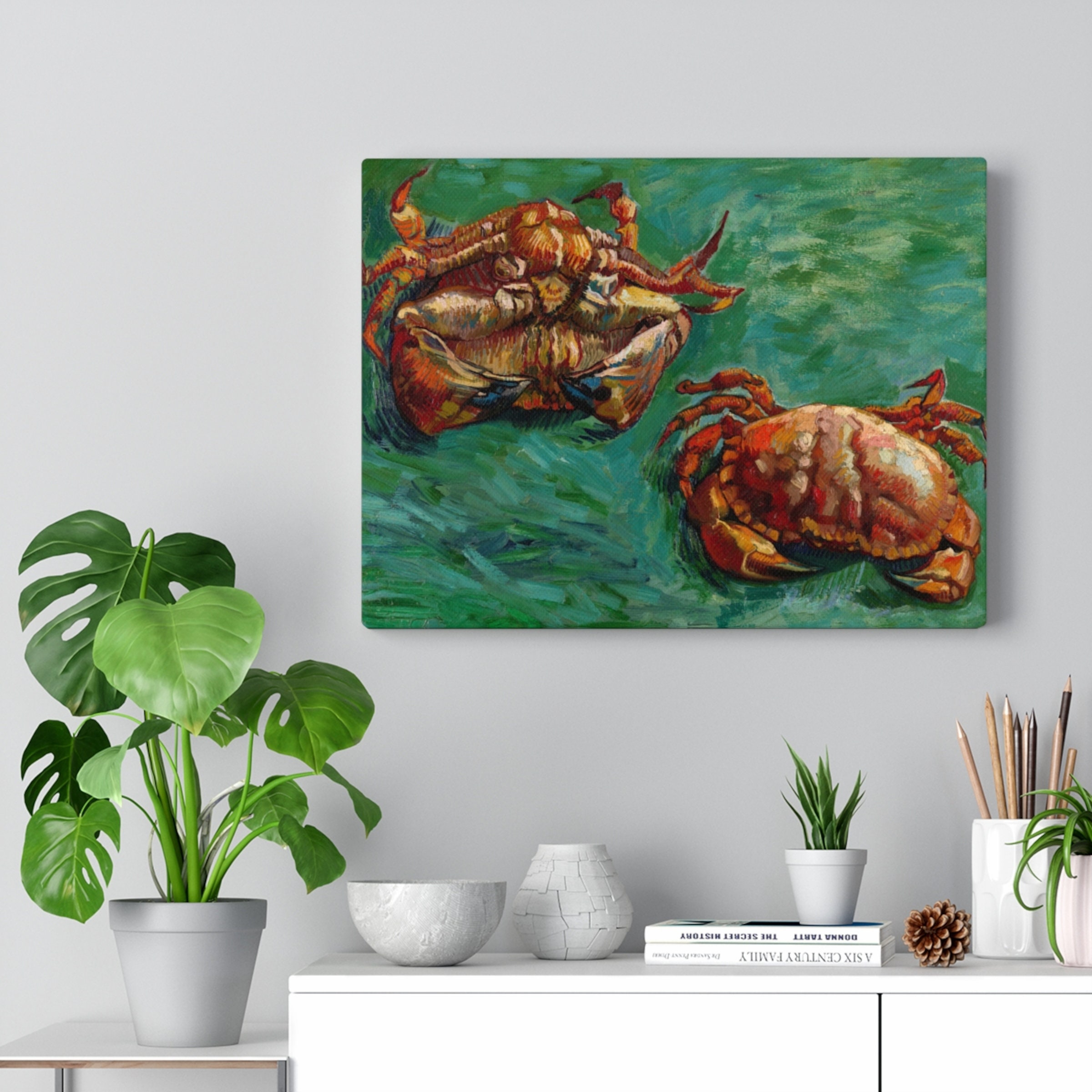 Van Gogh's Two Crabs Wall Art Van Gogh Giclee Art Prints | Etsy