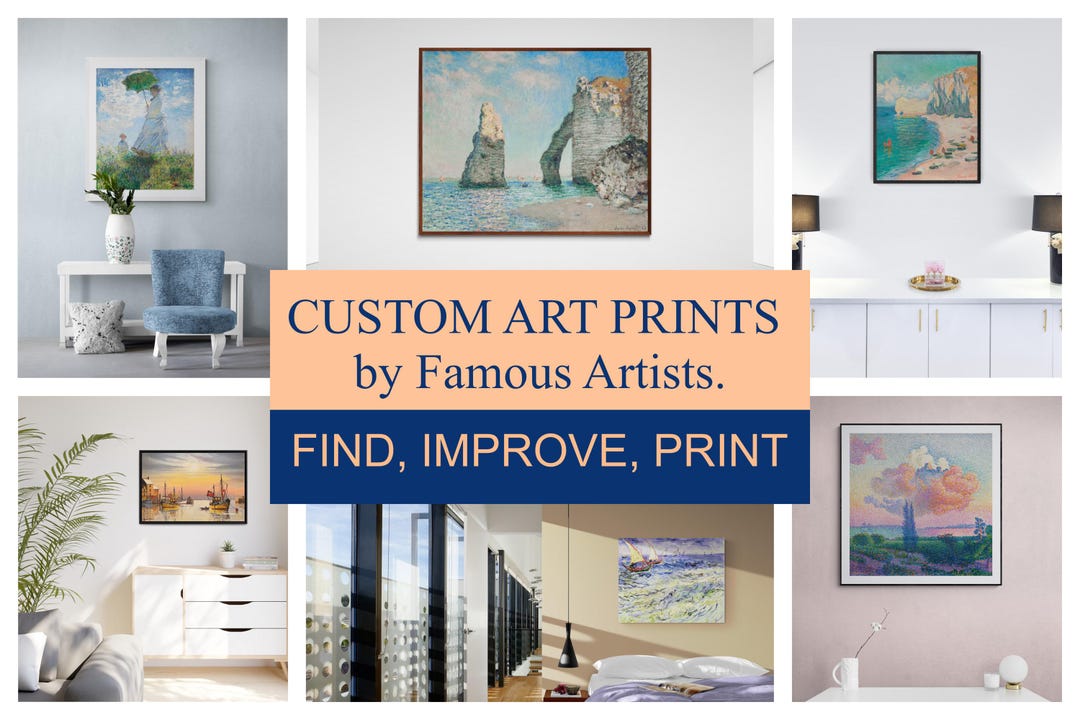 Custom Art Prints by Famous Paintings. We Find, Improve and Print Wall ...