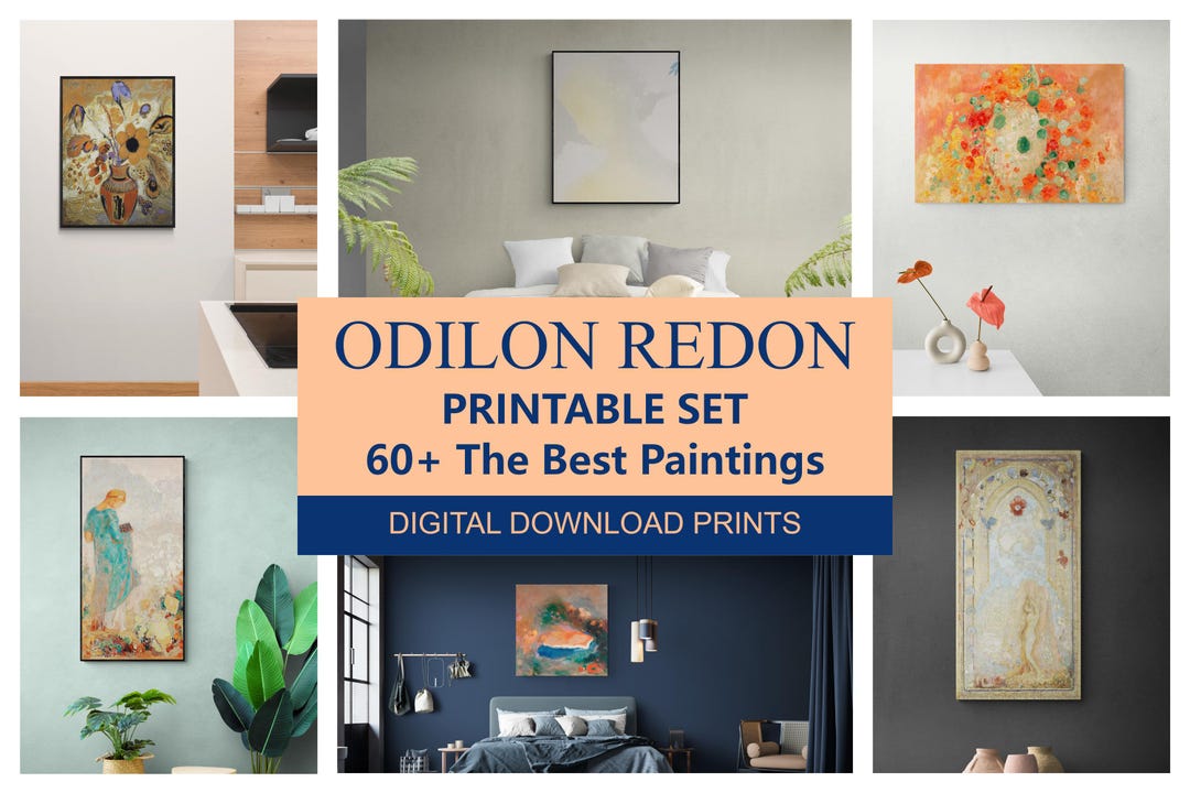 Odilon Redon Printable Wall Art. 60+ the Best Odilon Redon Paintings in ...