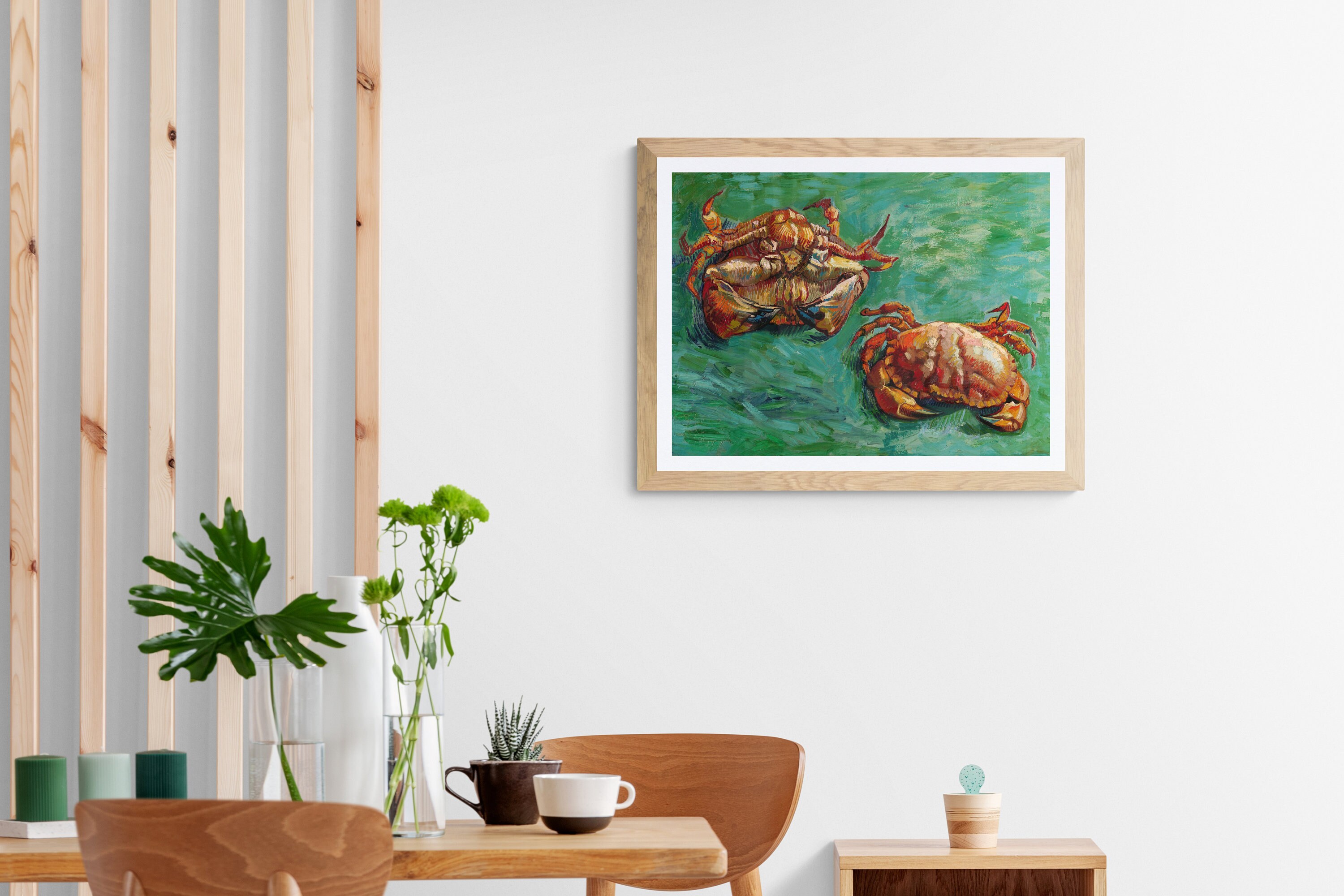 Van Gogh's Two Crabs Wall Art, Van Gogh Giclee Art Prints on Canvas or ...
