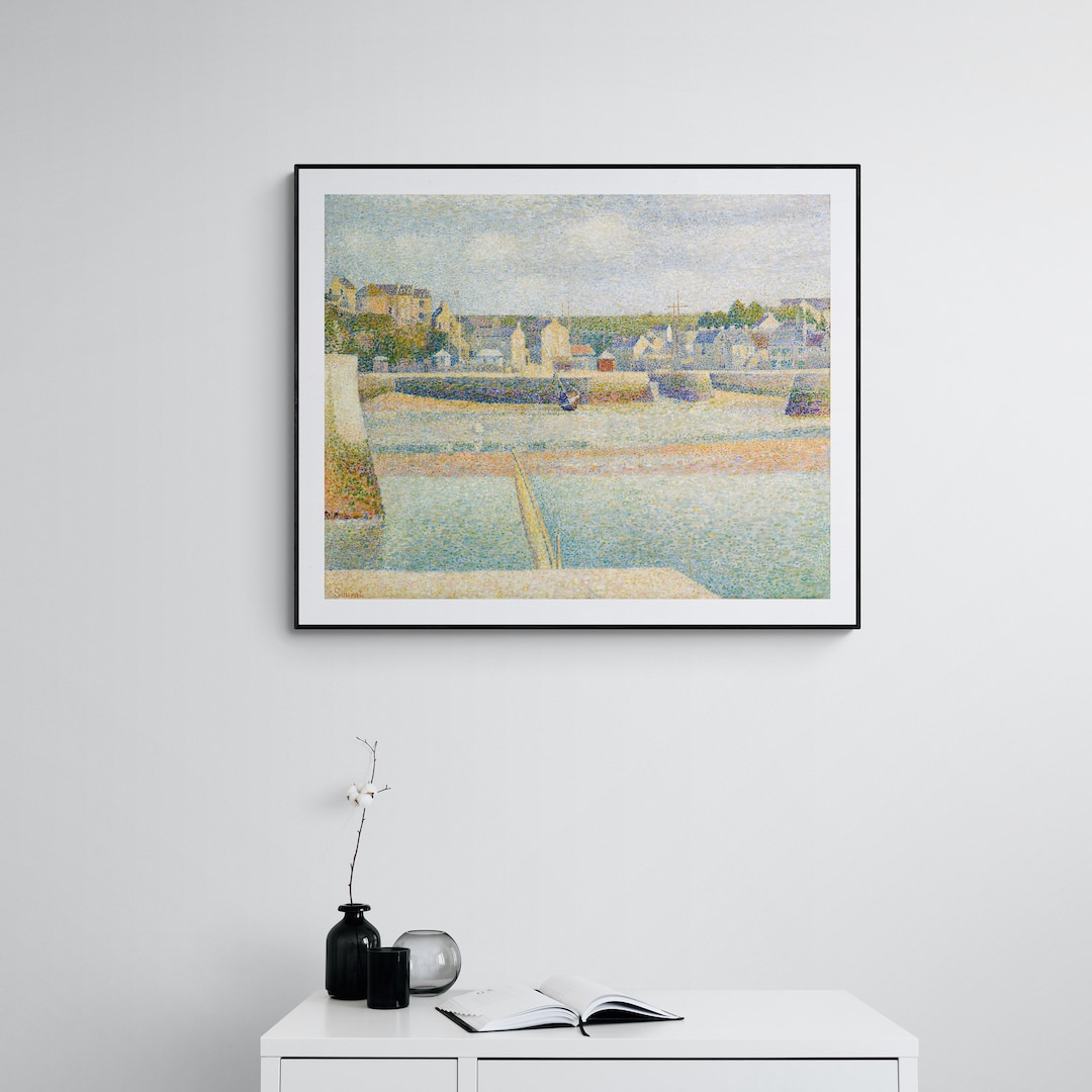 Georges Seurat Print: the Outer Harbor. Art Prints on Canvas or Paper ...