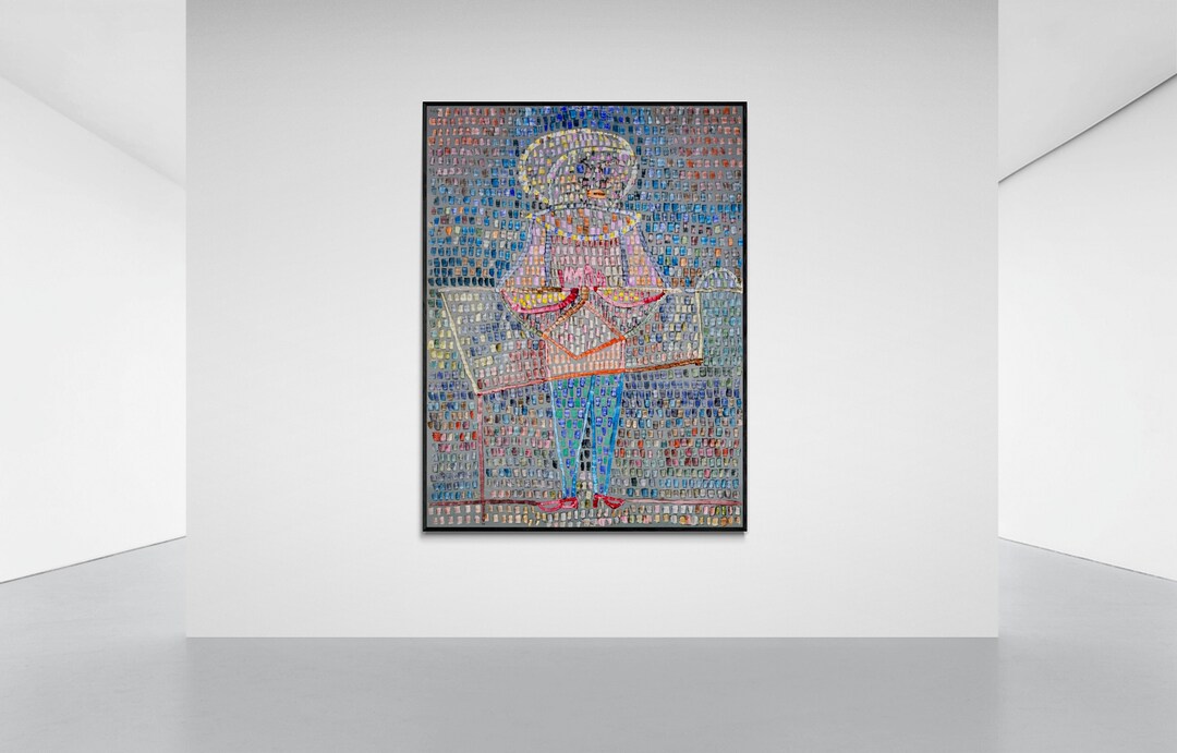 Paul Klee Print: Boy in Fancy Dress. Art Prints on Canvas or Art Paper ...