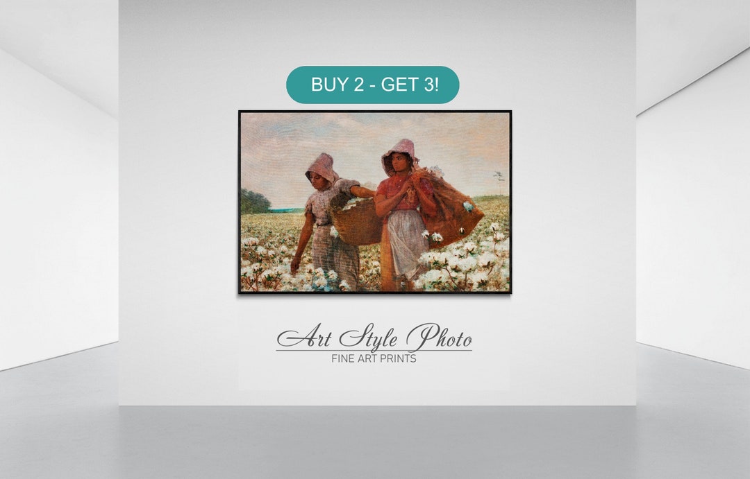 Winslow Homer Print: the Cotton Pickers. Art Prints on Canvas or Art ...