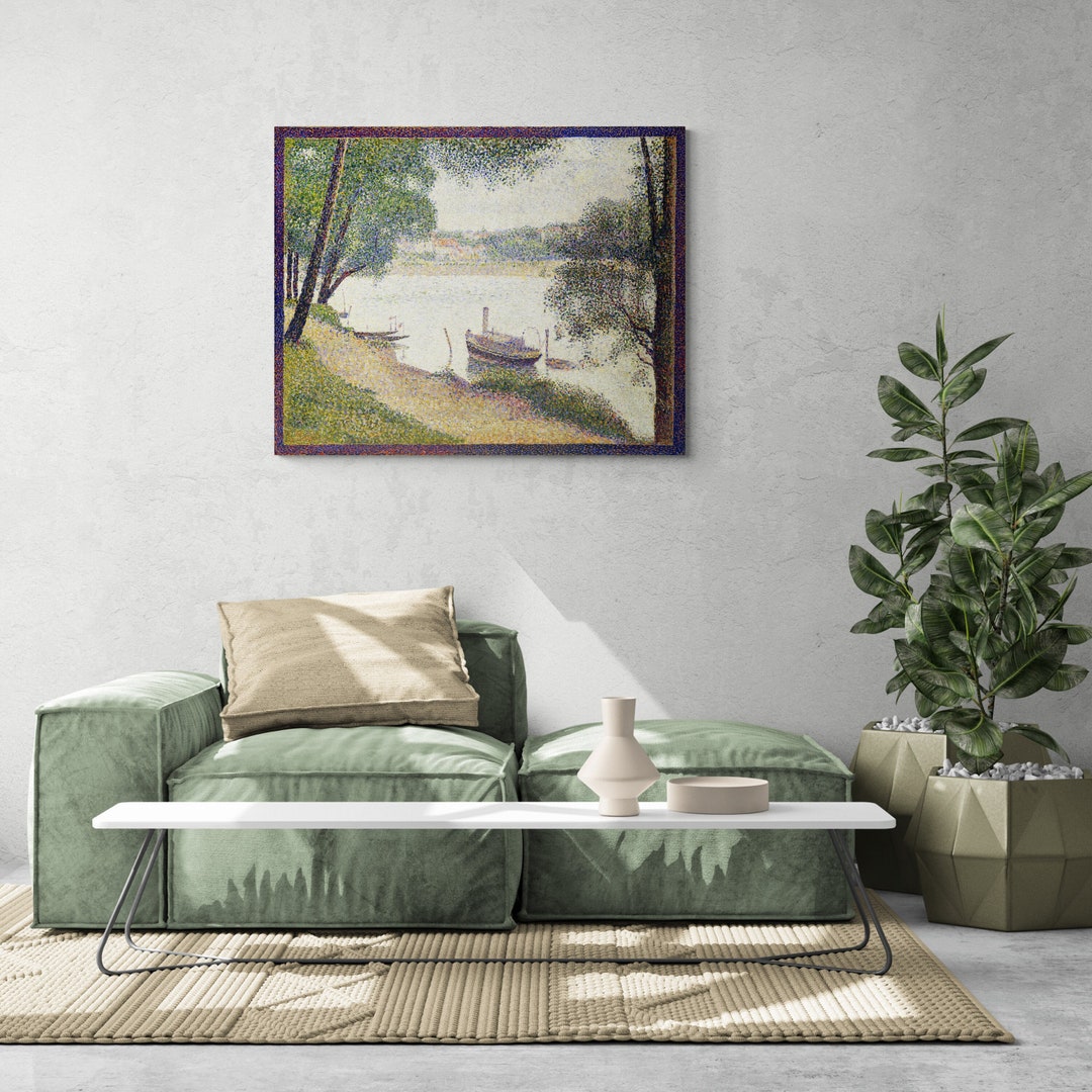 Georges Seurat Print: Gray Weather. Art Prints on Canvas or Art Paper ...