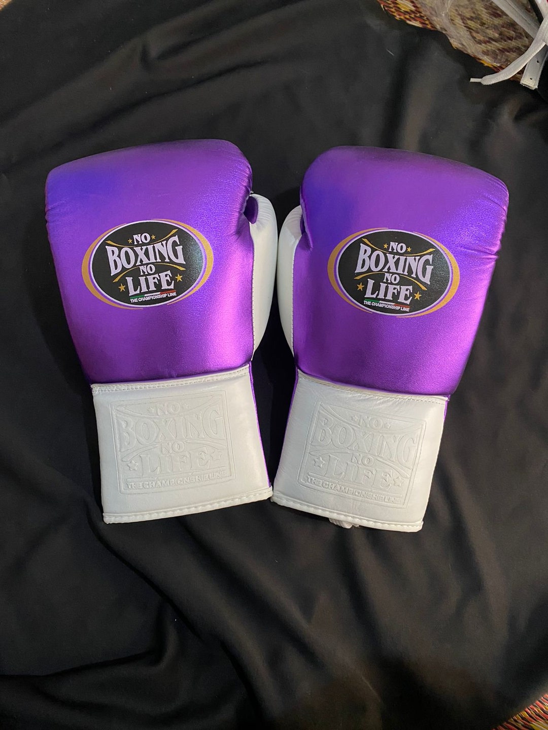 Custom Handmade Boxing Gloves No Boxing No Life, Personlized Boxing ...