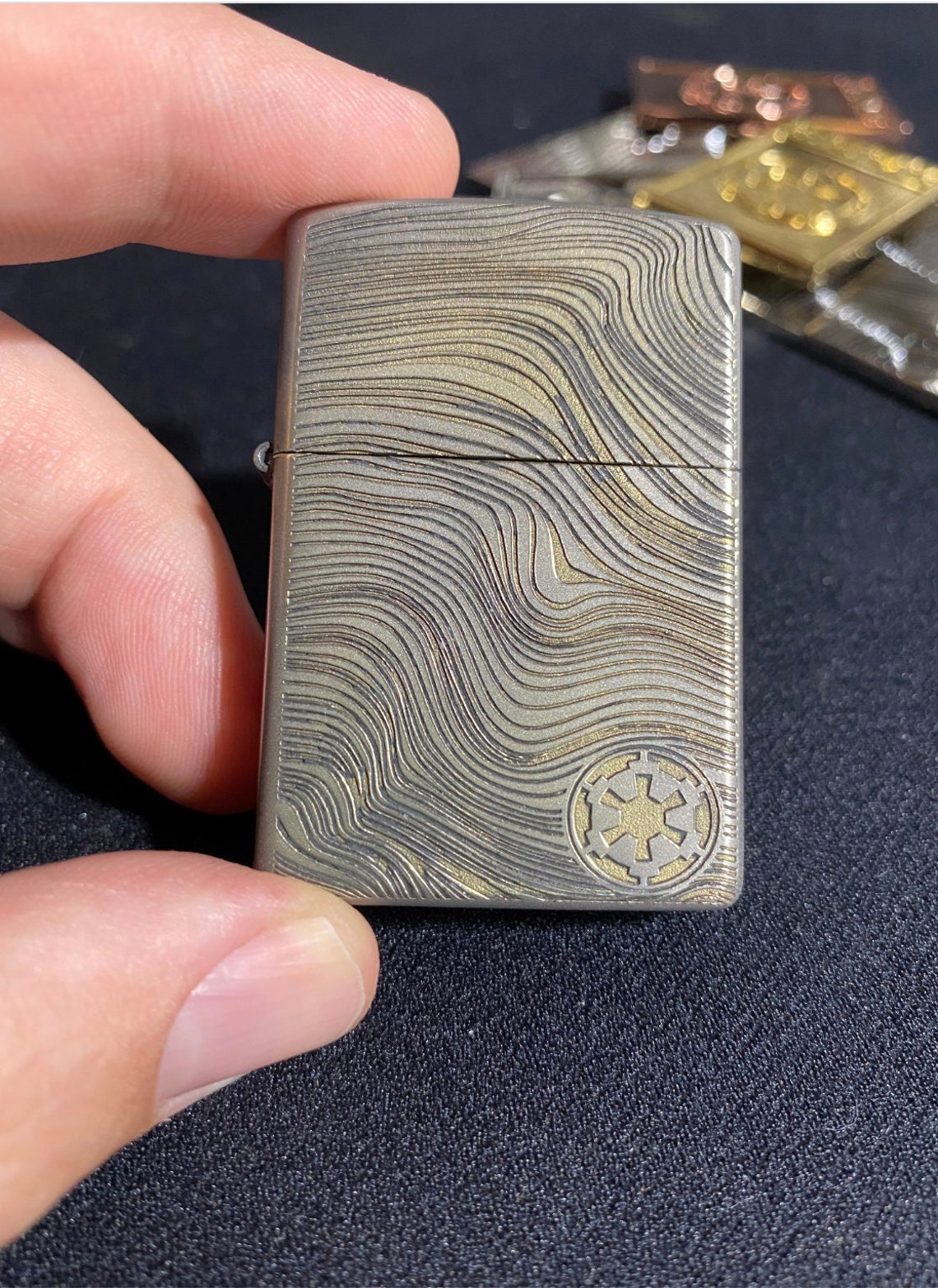 Beskar Steel Zippo Star Wars Mandalorian Deep Engraved Artwork - Etsy