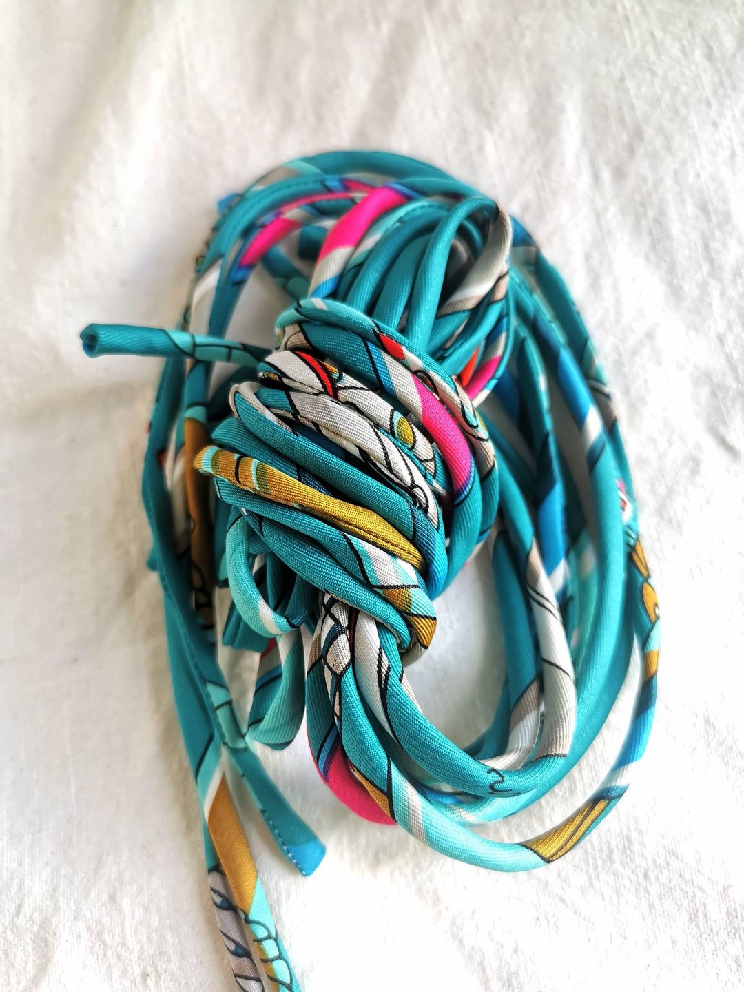 Handmade Silk Twill Ribbon Spaghetti Cord - Etsy UK