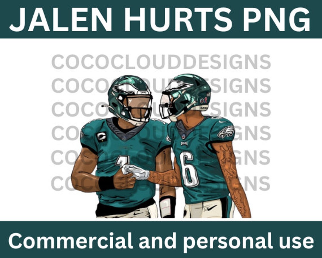 Jalen Hurts PNG, Eagles Sublimation, Philadelphia Football Digital File for Cricut, Silhouette ...