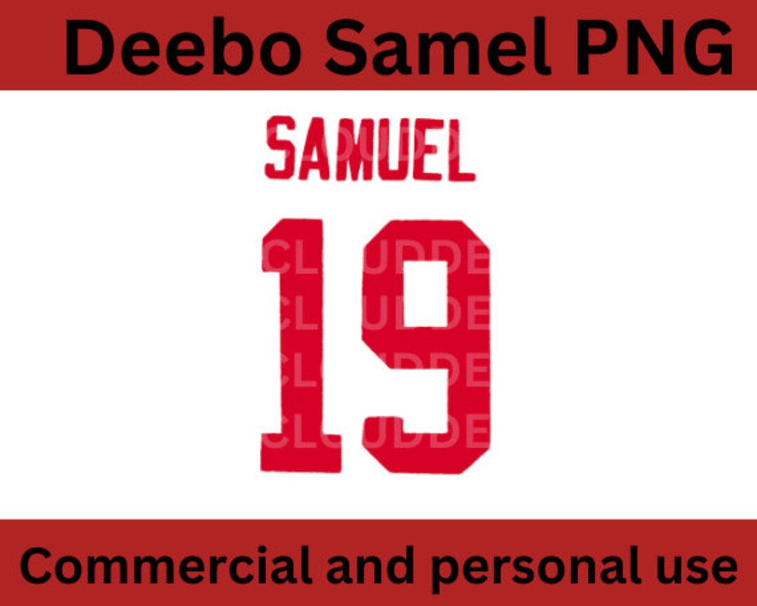 Deebo Samuel Sublimation Png, 49ers Clip Art, San Francisco Football ...