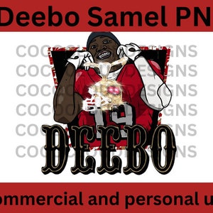 Deebo Samuel Png, Deebo Sublimation 49ers Clip Art, San Francisco ...