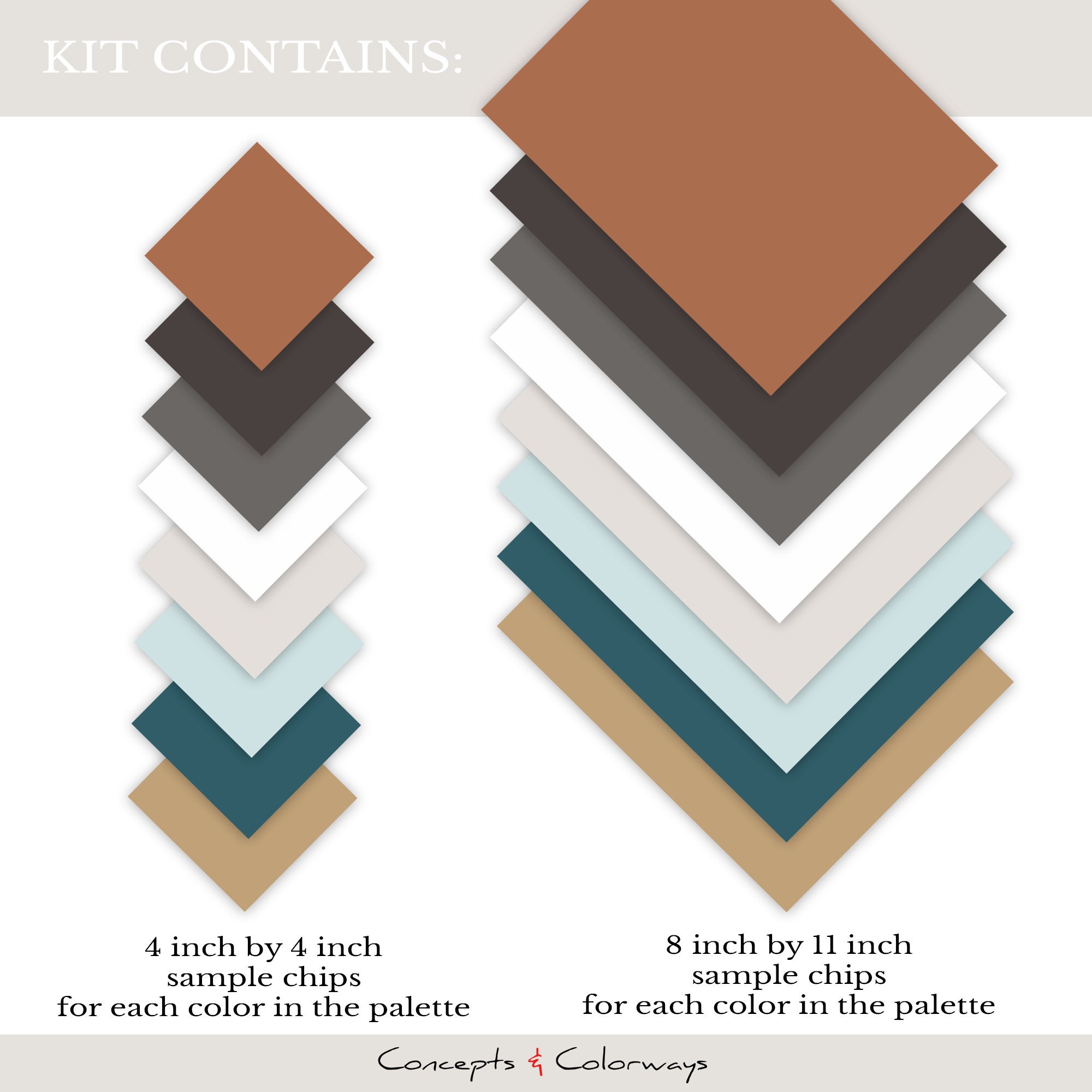 Happy Hour Paint Color Chip Sample Kit - Professional Interior Paint ...