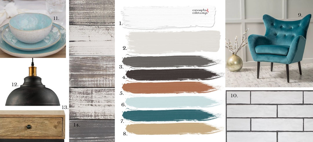 Professional Interior Paint Color Scheme, Pre-selected - Home Color ...