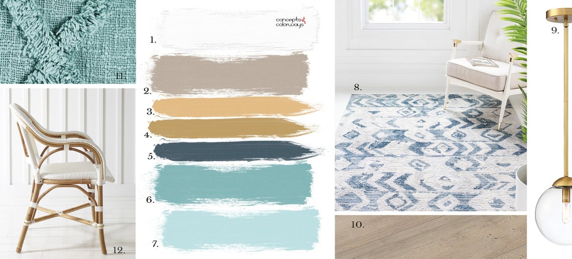 Professional Interior Paint Color Scheme, Pre-selected - Home Color ...