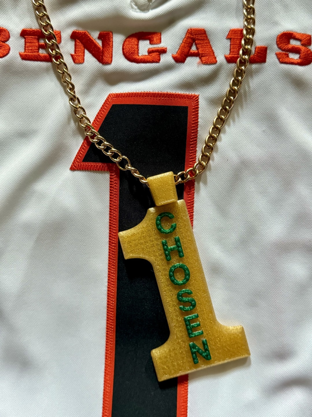 Jamarr Chase CHOSEN One 1 Necklace Pendant and Chain - Etsy