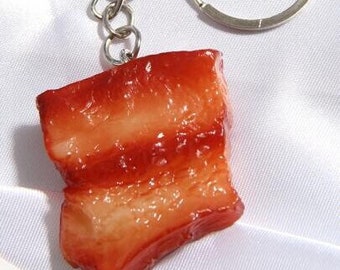 Bacon Keychain - Etsy