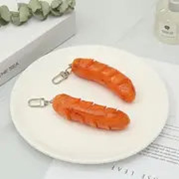 Sausage Keychain - Etsy