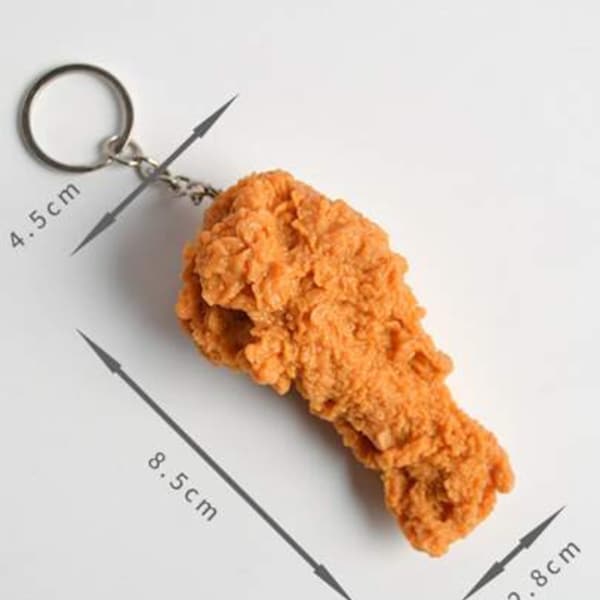 Chicken Wing Keychain - Etsy