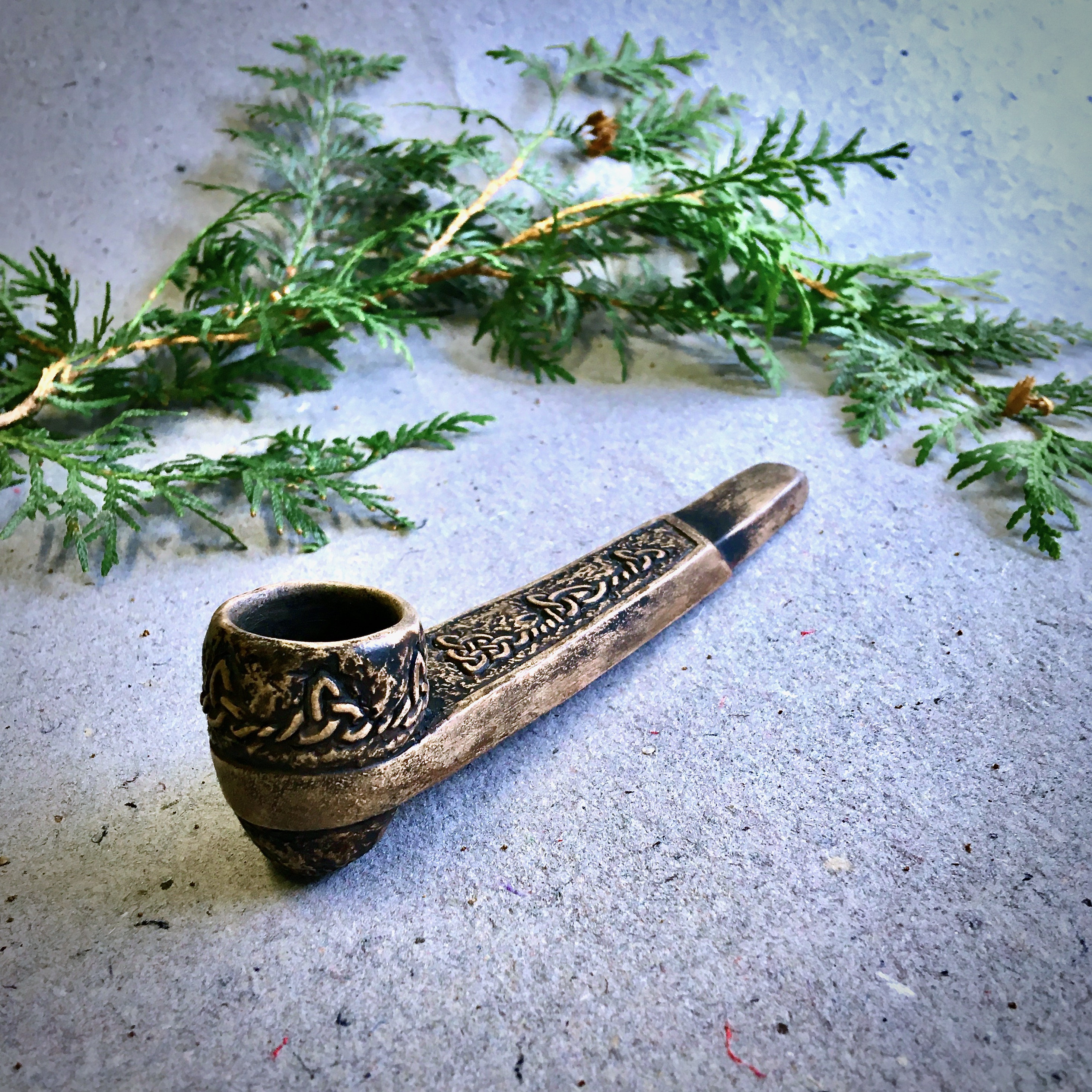 Large Celtic Smoking Pipes - Etsy