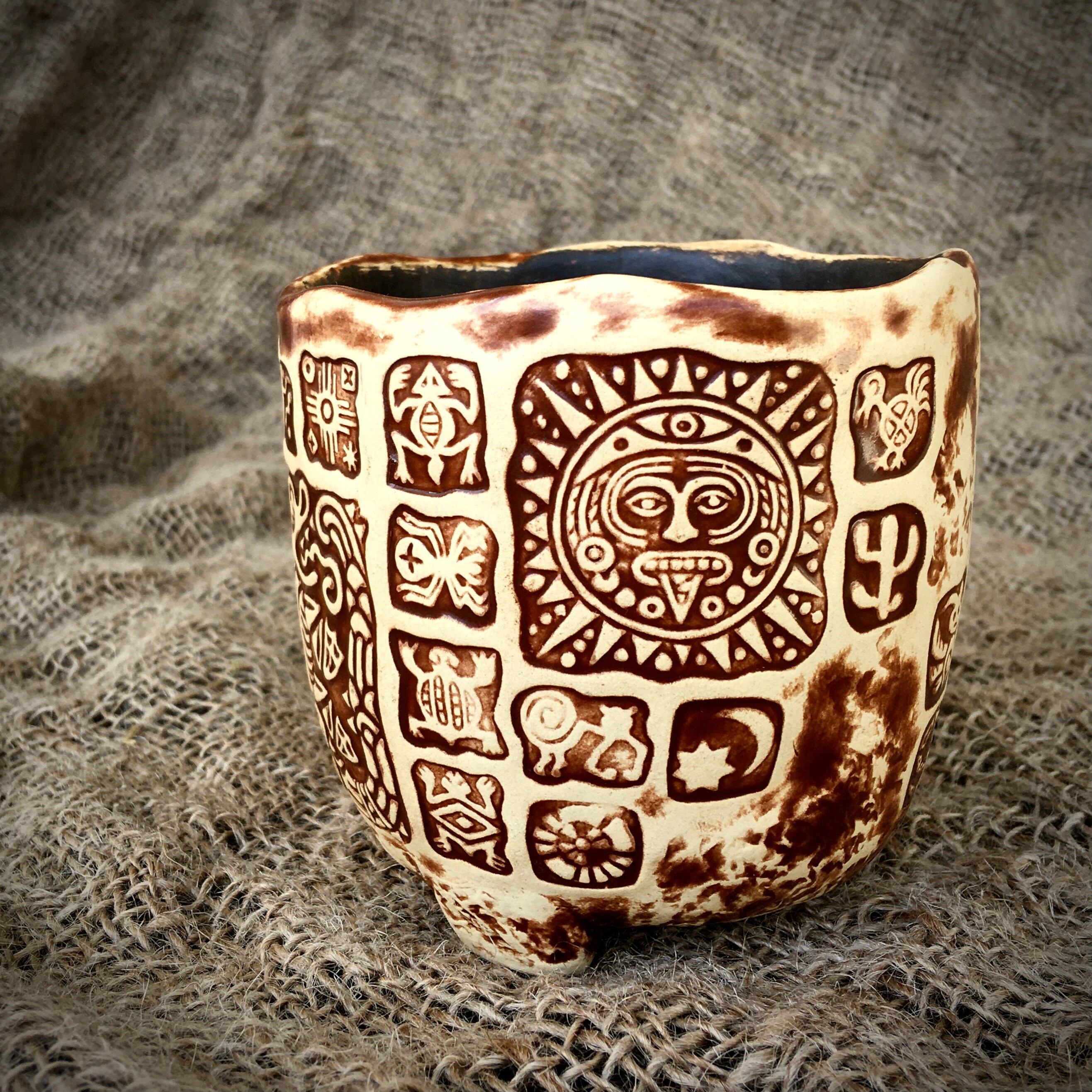 Ceramic Pots With Archaic Patterns - Etsy