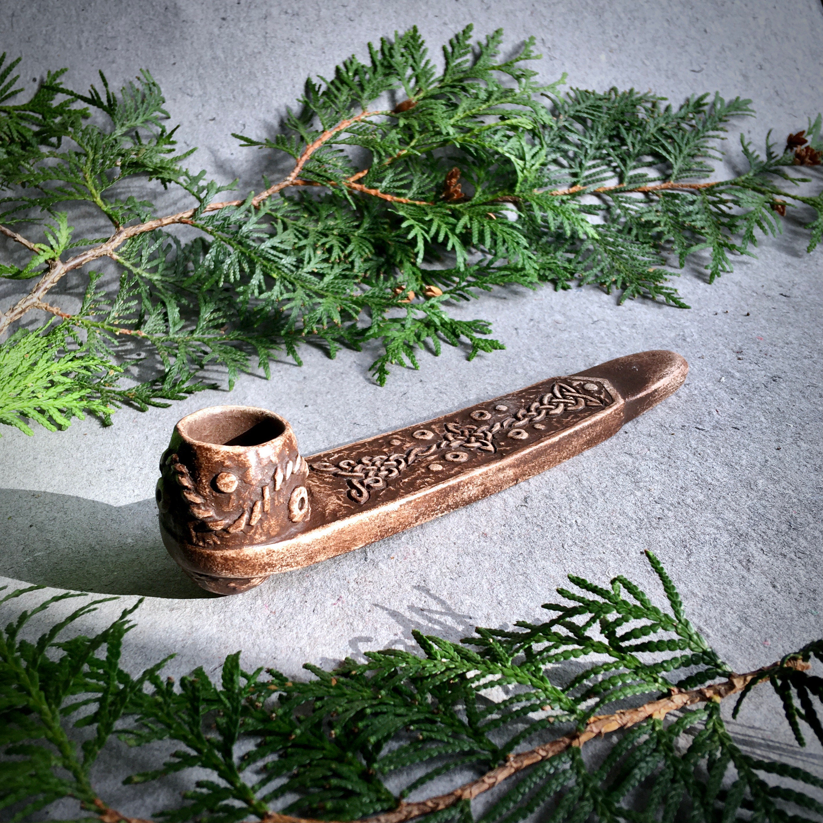 Large Celtic Smoking Pipes - Etsy