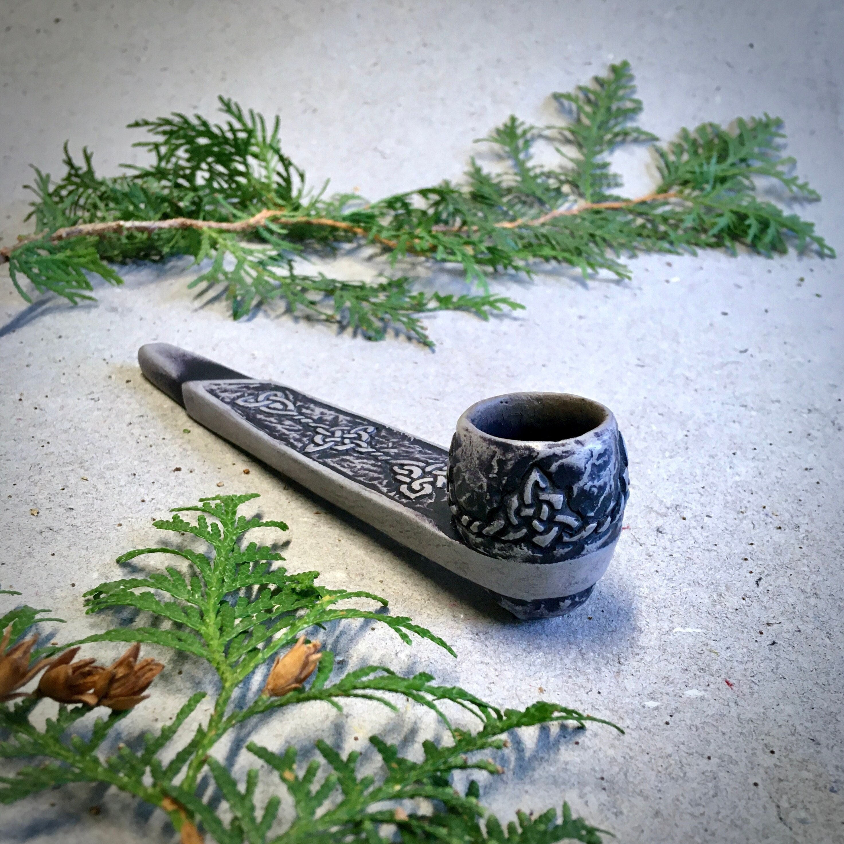 Large Celtic Smoking Pipes - Etsy