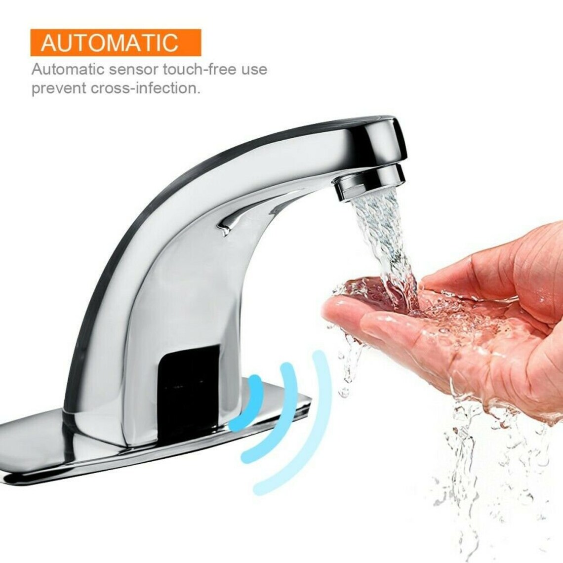 Sensor Faucet Chrome Finished Hot and Cold 3 Way Valve | Etsy