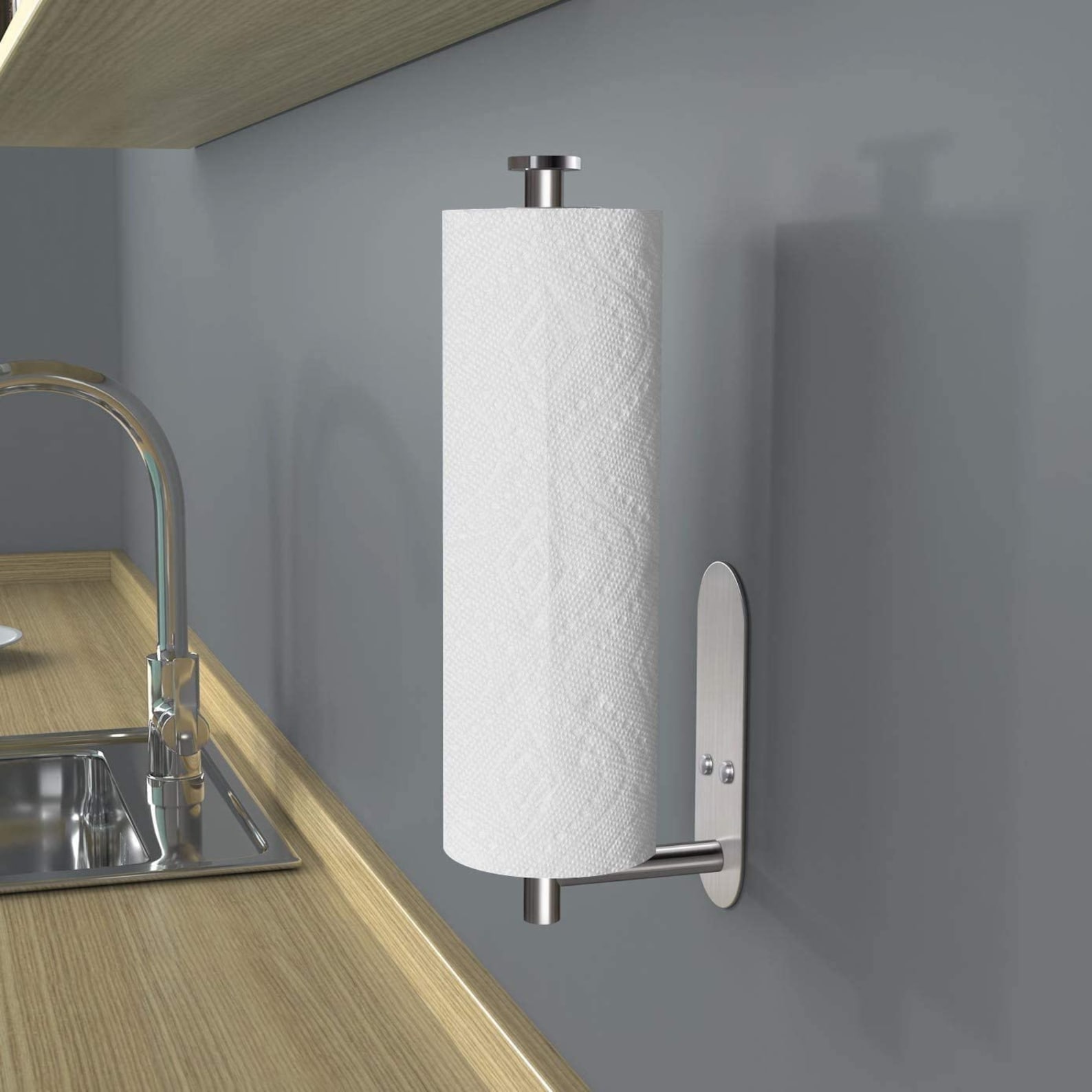 Paper Towel Holder Under Cabinet Wall Mounted Stainless Steel Etsy paper-towel-holder-under-cabinet-wall-mounted-stainless-steel-etsy