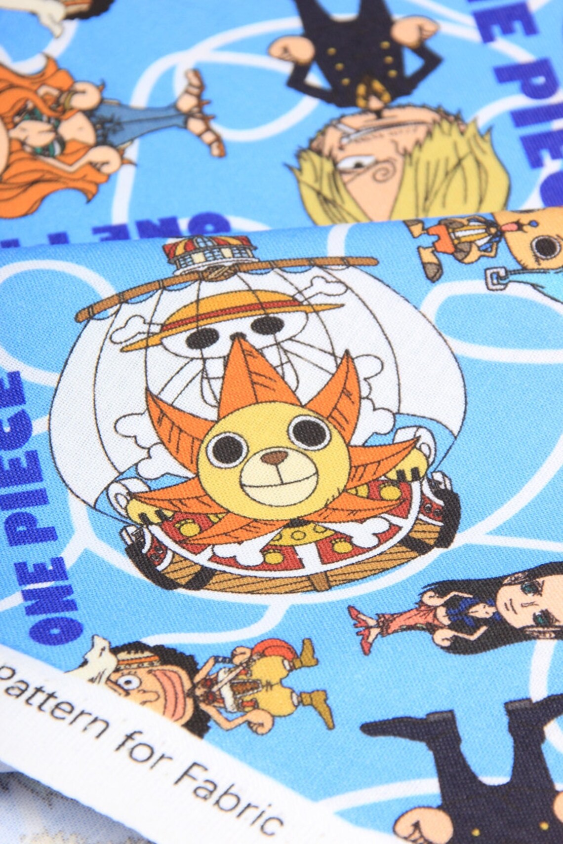 One Piece Japan Anime Fabric 100 % Cotton Fabric Cartoon | Etsy