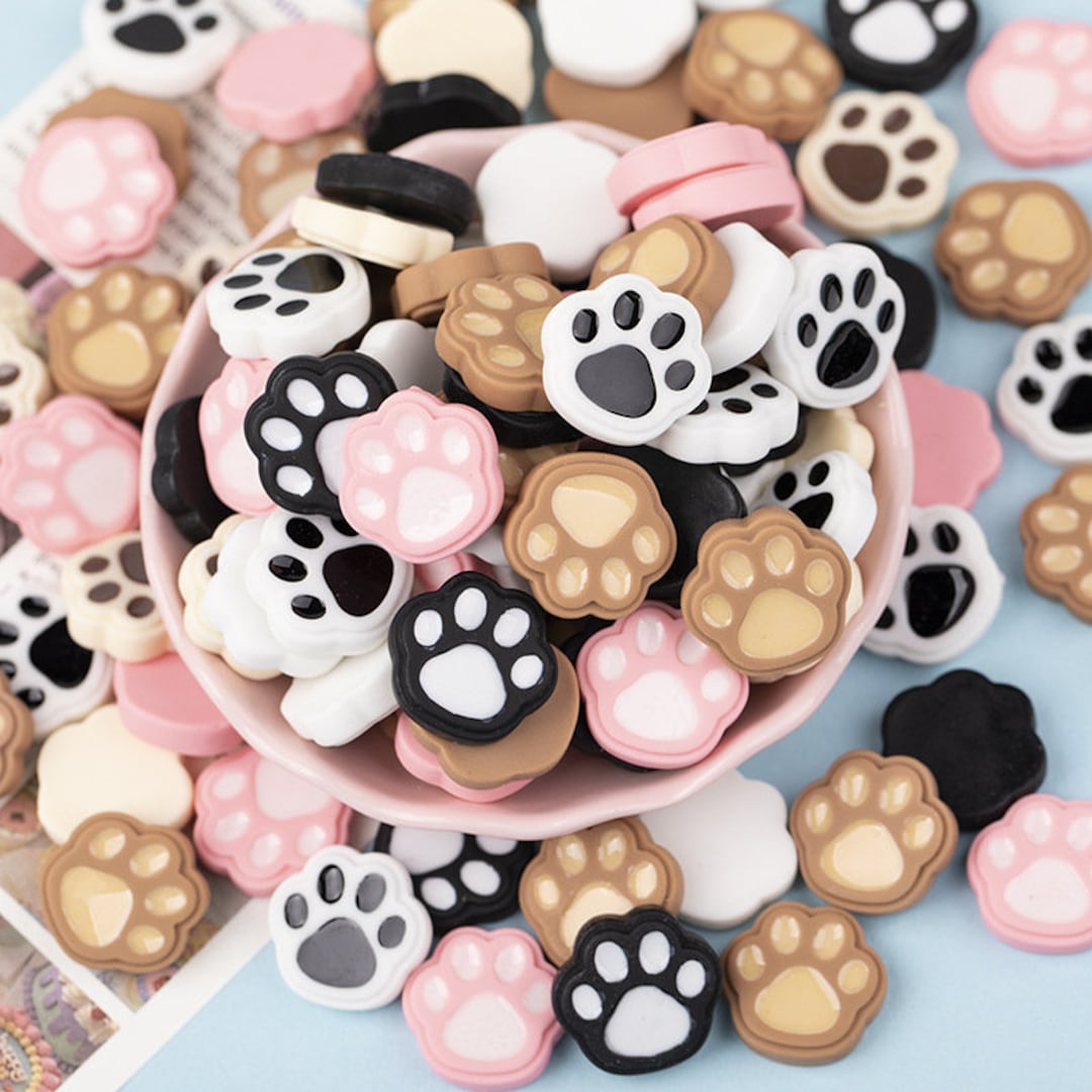 Cute Paw Theme Series Decoration Cabochon DIY Supplies Hair Clip ...