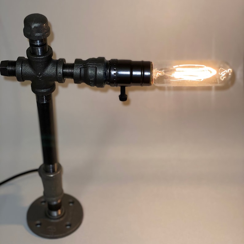 Industrial Style Lamp - T-shape Design - Etsy
