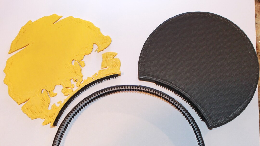 Classic Mouse Ears | Interchangeable Ears With Headband | Colorful 3D ...