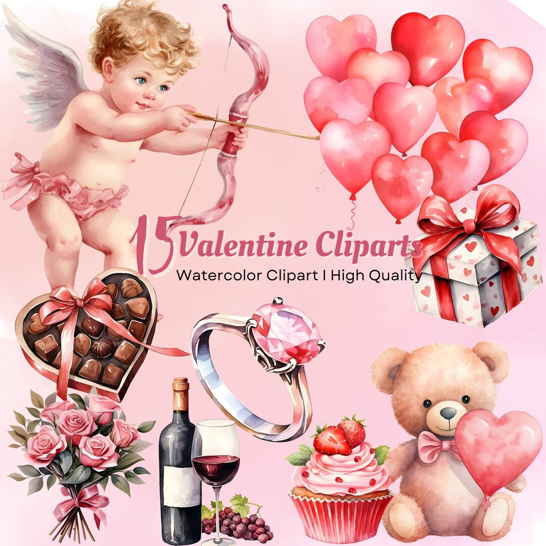 Valentine Home Decor, Valentine Card, Digital Print, Heart, Chocolate ...
