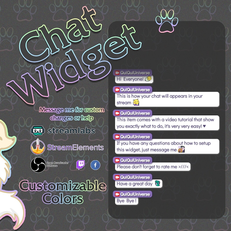 Twitch Chat Box - Etsy