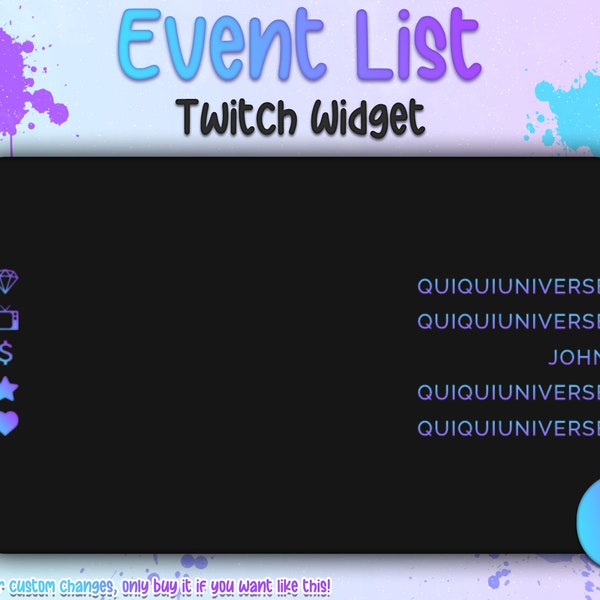 Twitch Event Rotator - Etsy
