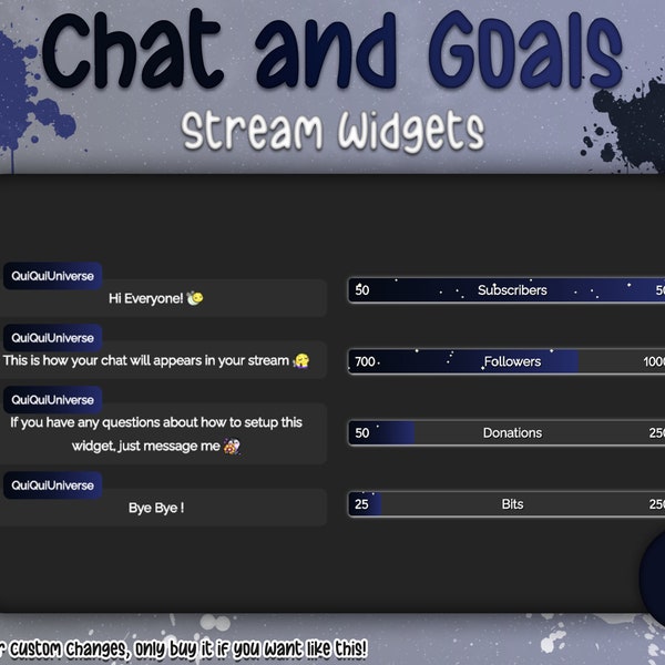 Twitch Chat Css - Etsy