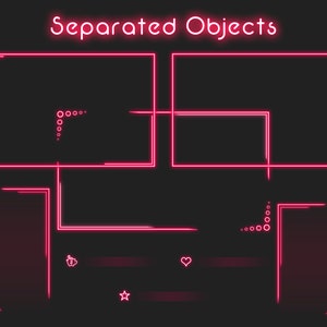 Stream Overlay Package - Animated Pink Neon - Etsy