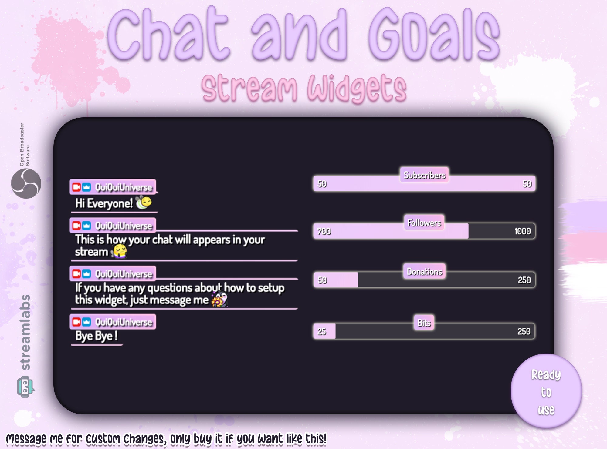 Twitch Chat Box Wing - Etsy