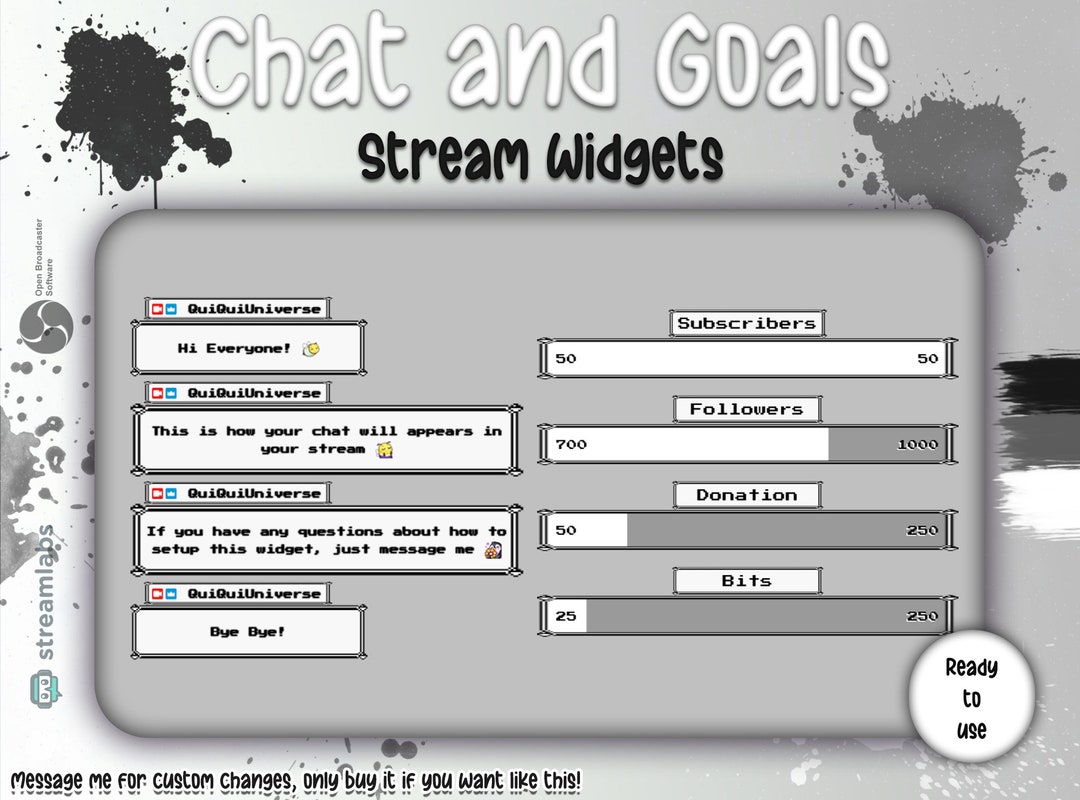 Classic Pokémon Chat and Goals for Stream Twitch Facebookgg - Etsy