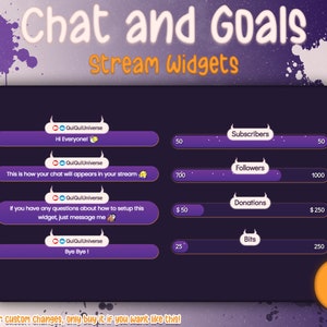Oni Horn Chat and Goals for Stream Twitch, Facebookgg - Etsy