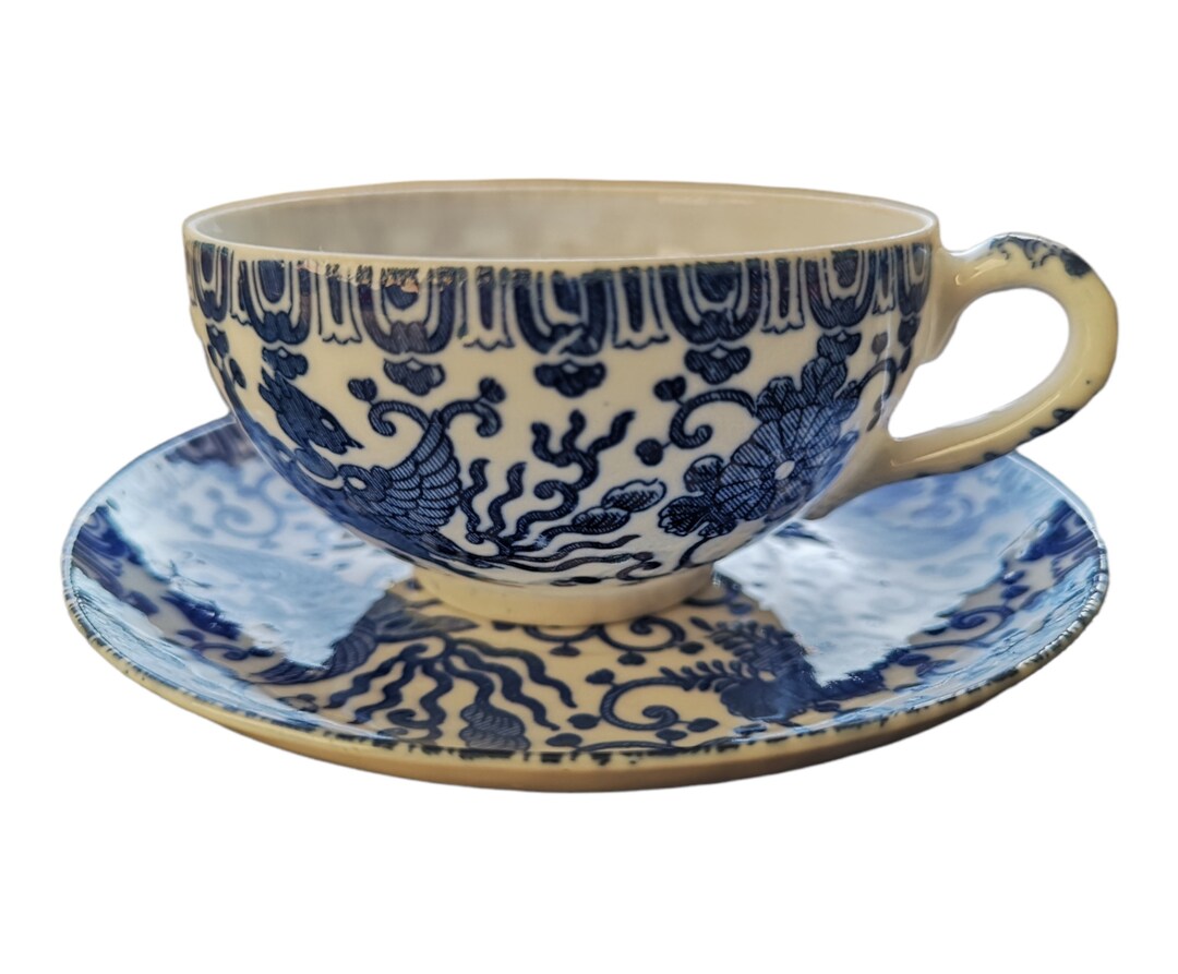 Dai Nippon Tea Set set of Sex Cups and Saucers, Made in Japan by Kutani ...