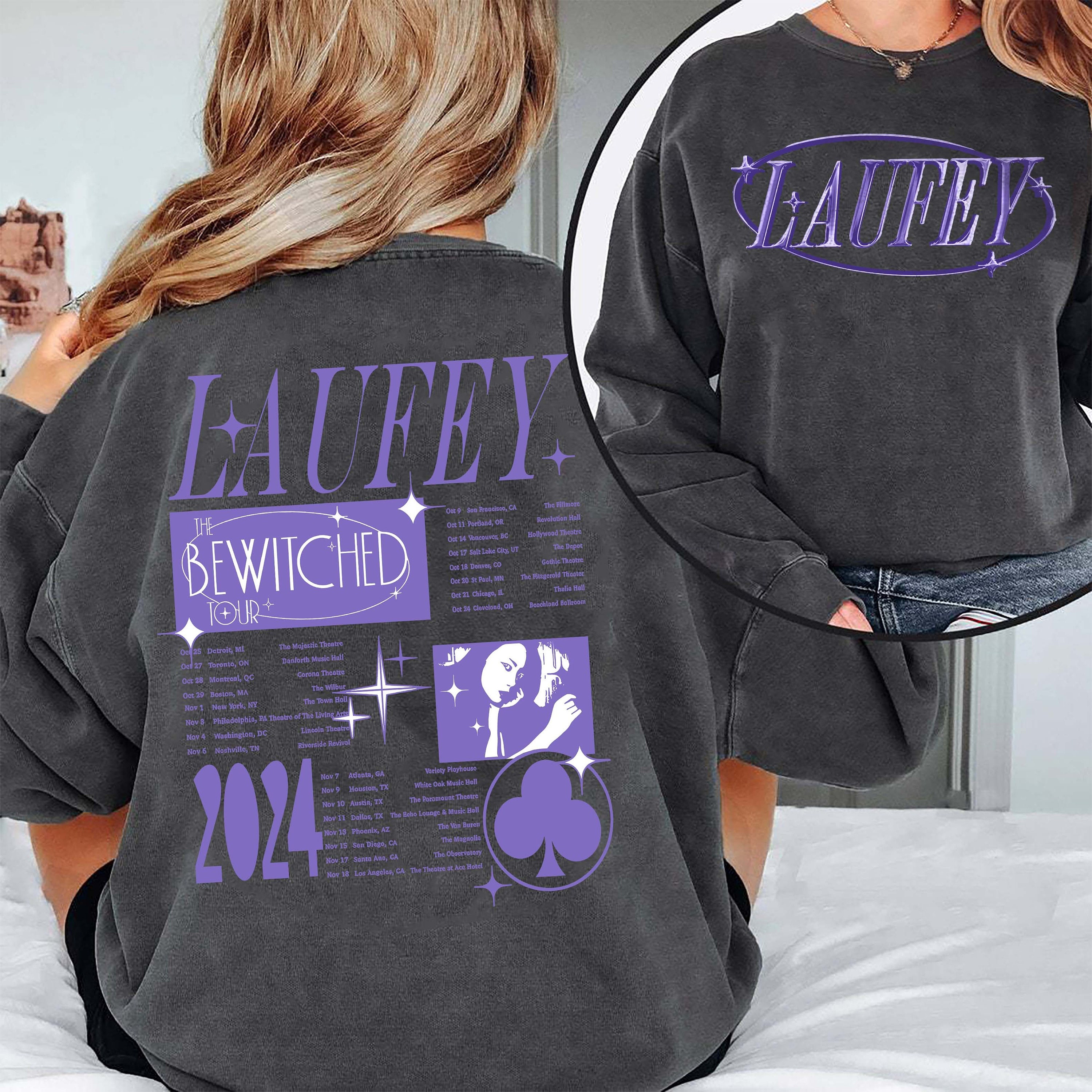 Laufey the Bewitched Tour Png, Laufey Tour 2024 PNG, Laufey Fan Gift ...