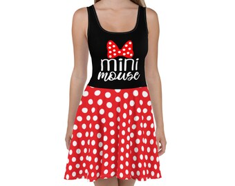 Mini Mouse Dress XS 3XL Minnie Mouse Dress Disney Inspired Minnie Mouse Dress Adult Minnie Dress Plus Size Available Etsy