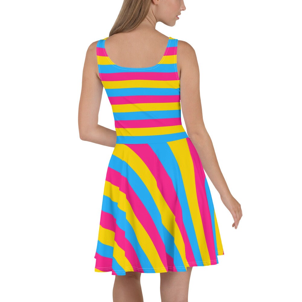Pansexual Flag Dress XS 3XL Pansexual Flag Pansexual Pride Pansexual ...