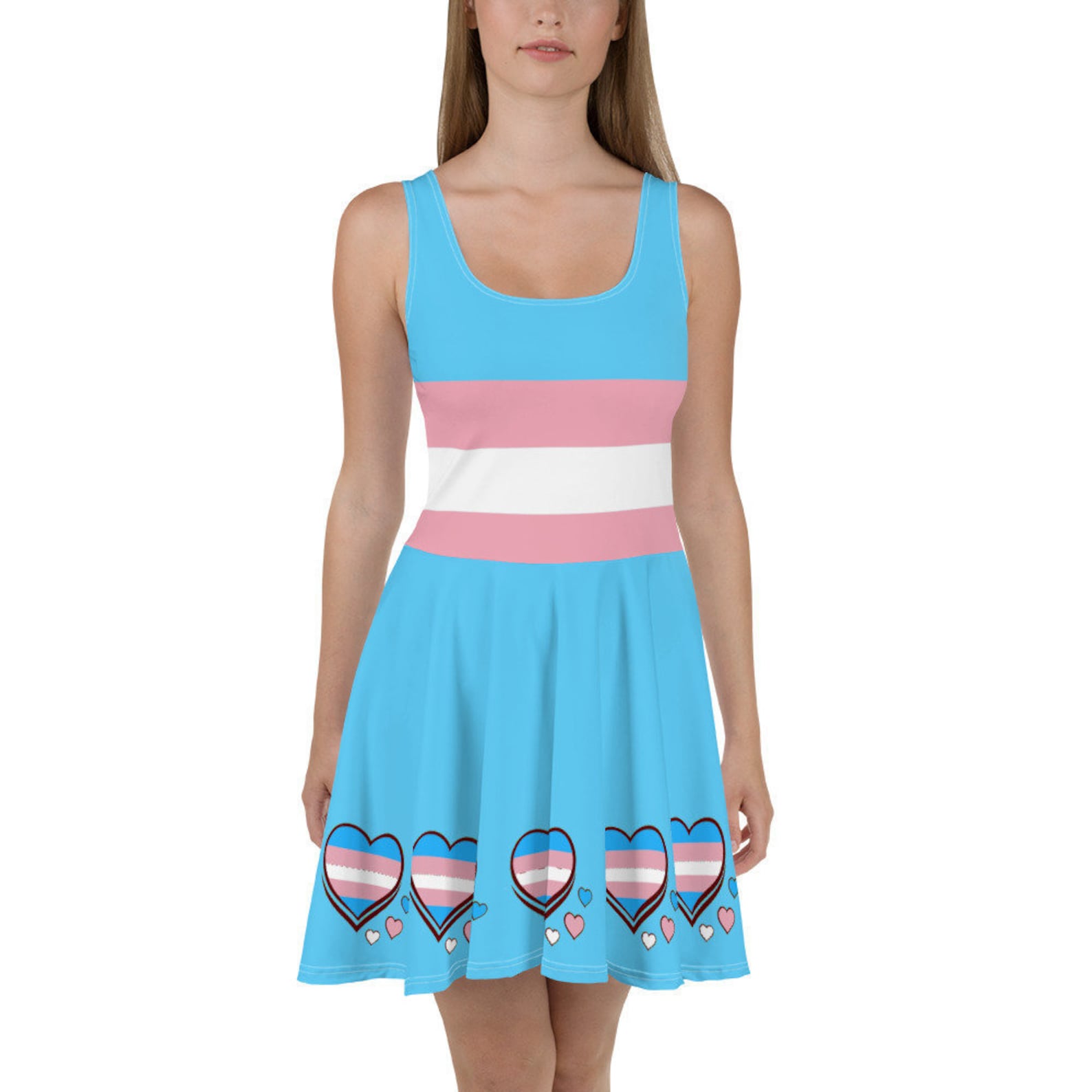 Transgender Dress XS 3XL Transgender Flag Transgender - Etsy