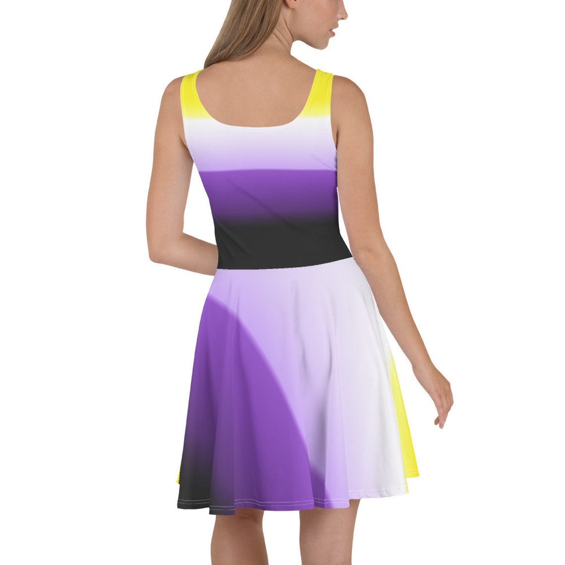 Non-binary Gradient Dress XS 3XL Non Binary Non-binary - Etsy