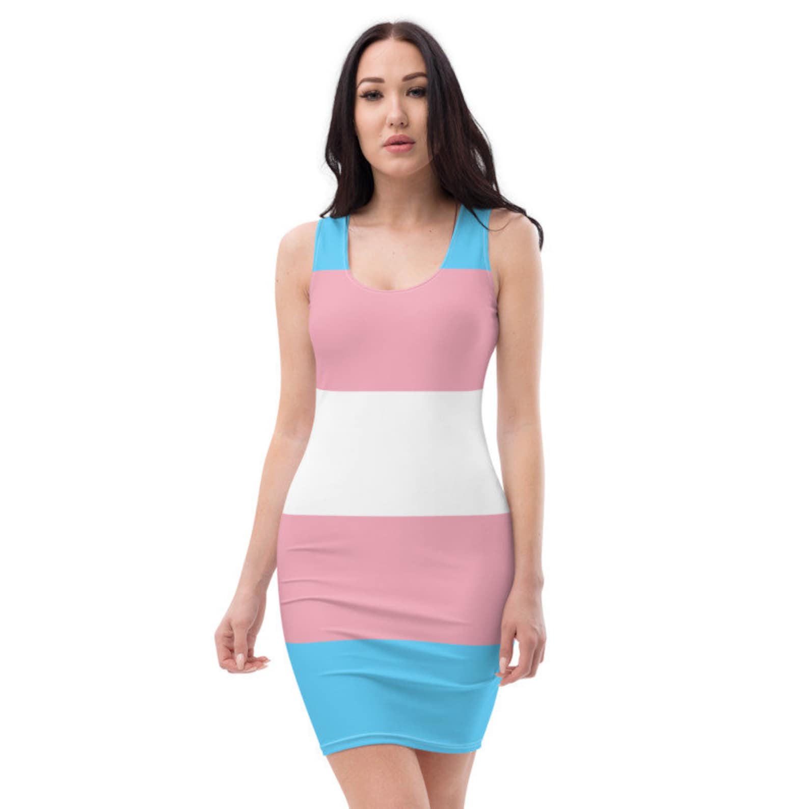 Transgender Flag Dress XS XL Transgender Flag - Etsy