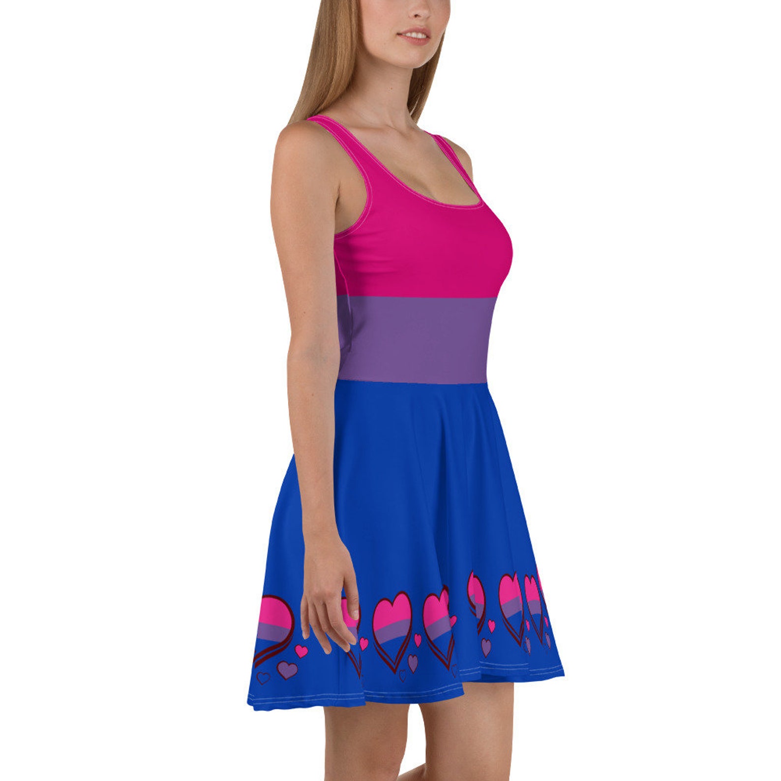 Vestido bandera bisexual / XS 3XL / Orgullo bisexual / | Etsy